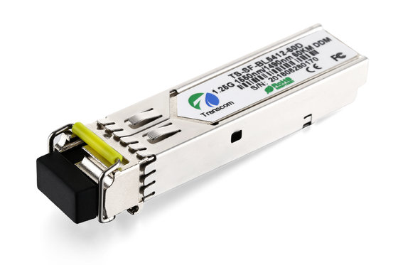 80KM 1.25G Single Mode Fiber Optic Transceiver SFP BIDI DDM 3.3V 1490/1550nm