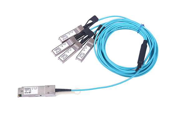 繊維チャネルのためのSfp+ケーブル1-100mの間隔への繊維ネットワークAOC Qsfp+
