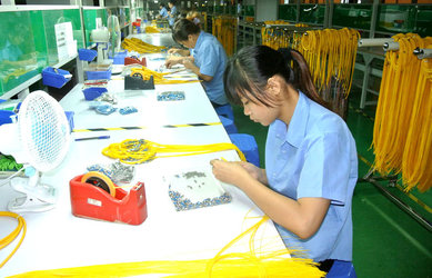 China Optical Transceiver Online Marketplace ligne de production en usine
