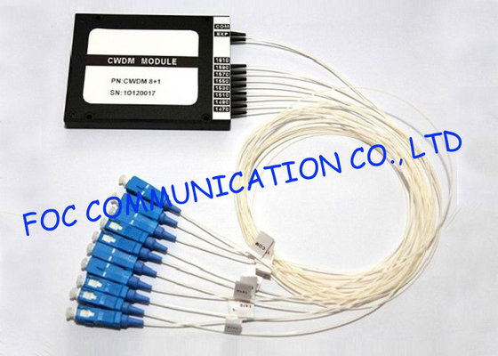Coarse Wavelength Division Multiplexer CWDM Mux / Demux Module 8 + 1 Channel High Isolation