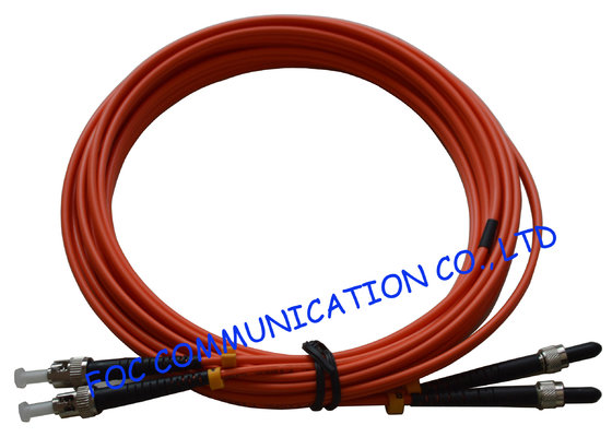 SMA Fiber Optic Patch Cord OM2 Duplex 3 Meters LSZH Jacket Low Insertion Loss
