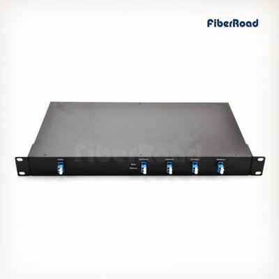 4 Channels 1U Rack Mount Duplex CWDM Mux Demux