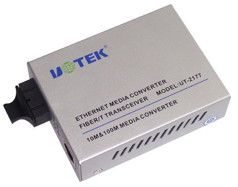 Fiber Optic Media Converter , Single-mode 20km And SC / FC