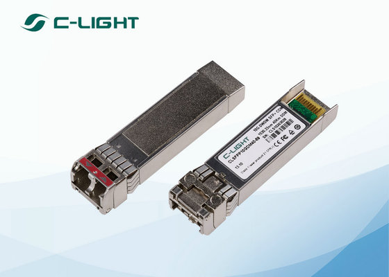 10GBASE Ethernet DWDM SFP + Transceiver Communication with Duplex LC
