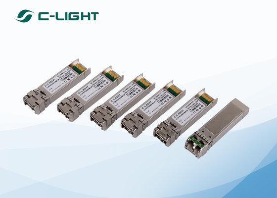 High Performance DWDM SFP + Transceiver Module , Single Mode Transceiver
