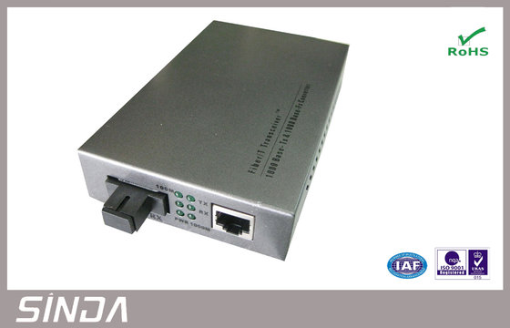 10 / 100M duplex Fiber Optic Media Converter IEEE 802.1Q VLAN TAG