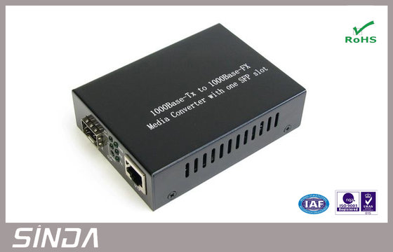 1000 Base Fiber Optic Media Converter High performance 1.25Gbps bandwidth