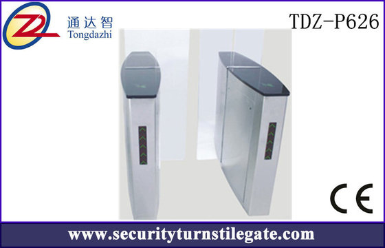 OEM Optical Security Turnstiles / Intelligent stainless steel Subway Turnstile , durable
