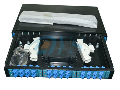 SC Slidable Odf Optical Fiber 19 Rack Mount  to Fiber Optic Termination Box