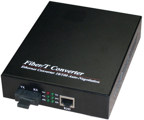 9k Byte Data Packet Opitc Fiber Media Converter , SFP To RJ45 Converter