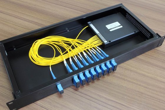 16CH Multiplexer Demultiplexer Fiber Optic MUX / DEMUX CWDM