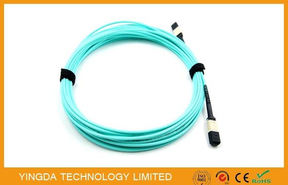  40G Base - SR4 MPO MTP Optical Fiber Cable Assembly For Data Center / QSFP Cable