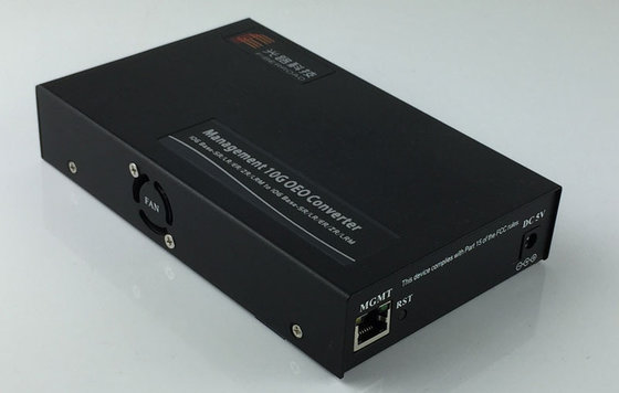 Standalone Manageable 10G Media Converter DWDM / CWDM Wavelength