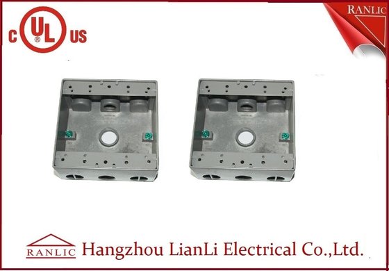1/2" 3/4" Holes Waterproof Conduit Box Aluminum Die Casting UL Listed