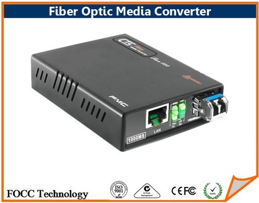 Gigabit Ethernet Copper To Fiber Optic Media Converter TX 1000Base Dual Item