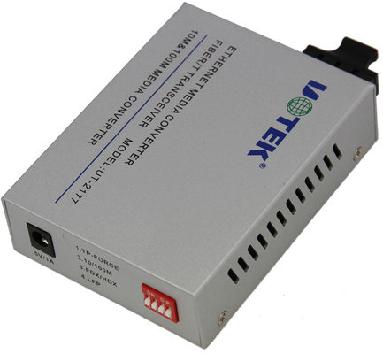 10 / 100TX to SC Fiber Optic Media Converter - 1 TCP / IP Port
