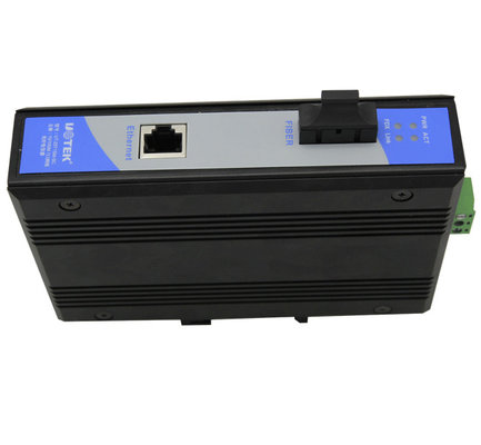 Half Duplex Mode Fiber Optic Media Converter , 1 TCP / IP Port