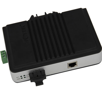 Custom Single-mode Fiber Optic Media Converter 100Mbps / 10Mbps