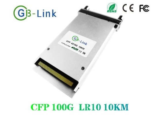 10 Channel 100G CFP Multi Mode Optical Transceiver LR4 10KM Module RoHS 6 Compliant