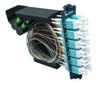 8 fibers optical MPO MTP Fanout Patch Cord for High Density Cable Management