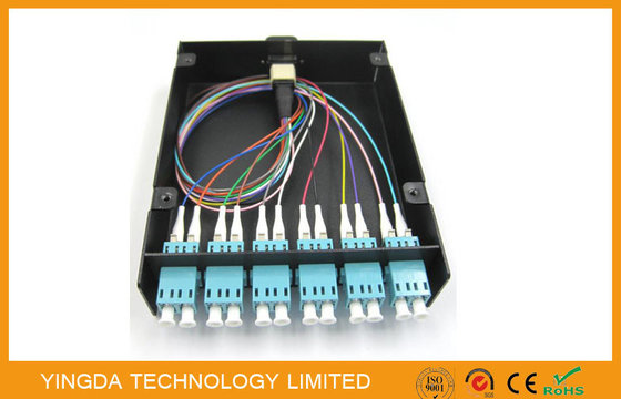 24 Fiber SC FC ST LC MPO / MTP Cassette Modules For Patch Panel Distribution