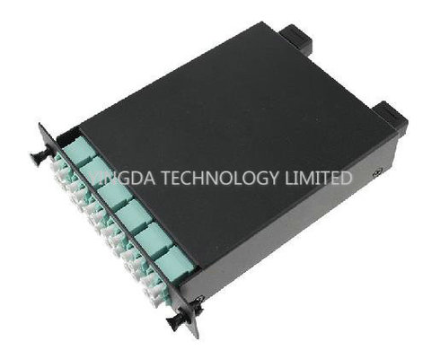 24 Fiber SC FC ST LC MPO / MTP Cassette Modules For Patch Panel Distribution