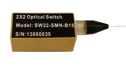 ISO Certificate 2X2 Mechanical Fiber Optical Switch 27x12.6x8.2mm