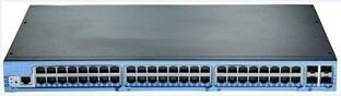 24-Port  Managed Fiber Optic Switches 32Mbits With 2 Port 10G SFP+