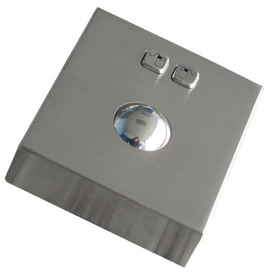 Stand alone metal industrial optical trackball pointing device MTB , OTB , LTB version