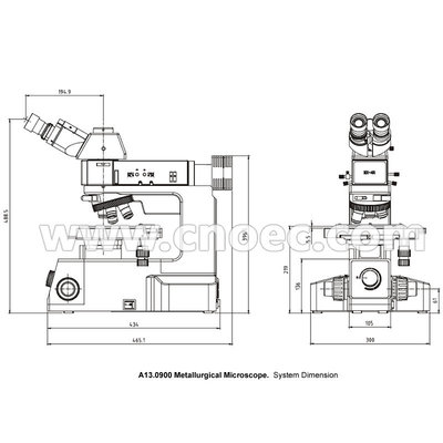DIC Polarizing Metallurgical Optical Microscope A13.0900