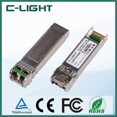 LC Dulplex DWDM SFP + Transceiver Module , 10G SFP Optical Module