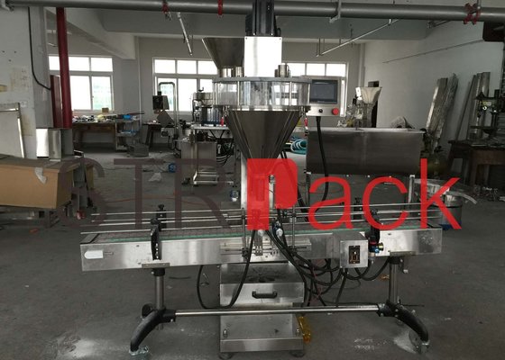 Auger type powder filling machine with PLC , Touch screen and weighing module control