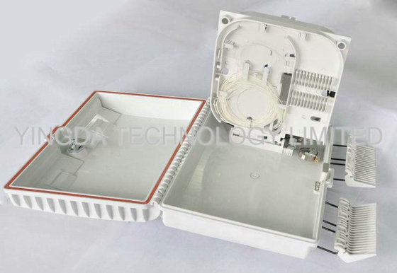 ROHS Plastic FTTB 8 Fiber Optic Splitter Box / FTTH Terminal Box Lock Type