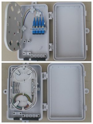 6 Core Mini FTB Outdoor Fiber Optic Terminal Box IP65 Plastic FTTH Termination Box