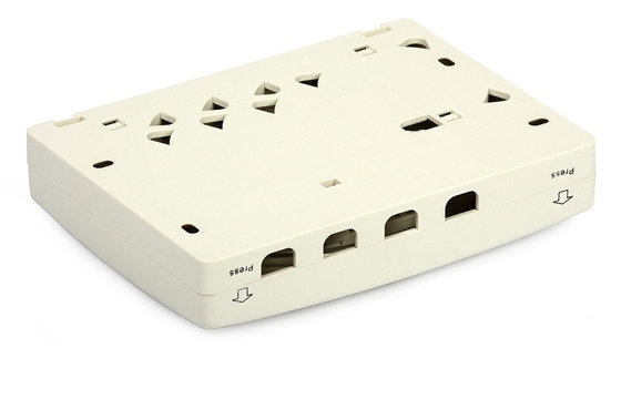 FTTH / FTTx Plastic 4 cores Fiber Optic Distribution / Terminal box