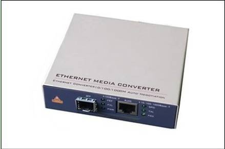 Auto negotiation for 10/100/1, 000M TP port speed fiber Optic Media Converters