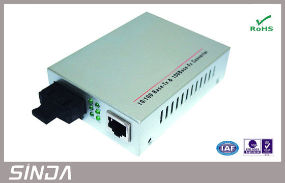 Network Distribution Ethernet Fiber Optic Media Converter 10 / 100M IEEE802.3