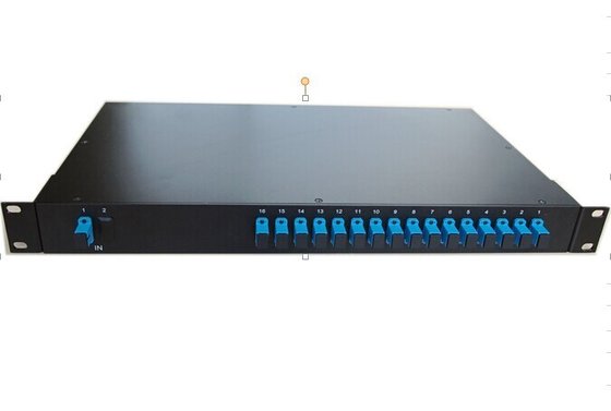 Black 80 LC ports CWDM Module Screw fixed panel for Uni - direction rings