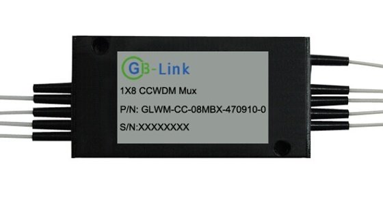 11 ports Compact CWDM Wavelength Division Multiplexer with ISO approvals
