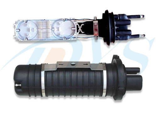 96 Core ABS Fiber Optic Splice Closure Valve Option For Pressure Testing