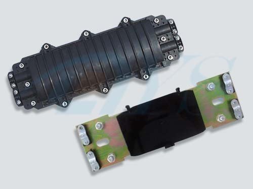 Horizontal Fiber Optic Splice Closure 48 Cores For Ribbon and Non - ribbon Fibers