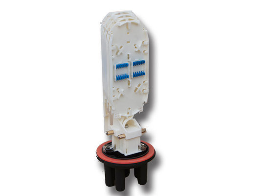 Dome 6 Ports Fiber Optic Joint Closure 24 cores for aerial pole mounted