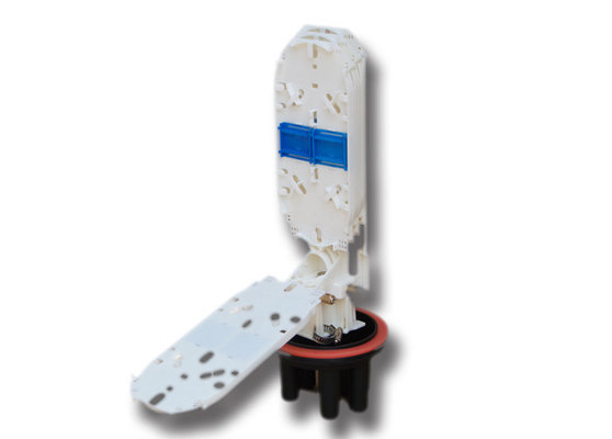 PP 48 cores 5 Ports aerial Fiber Optic Splice Closure , fast installation
