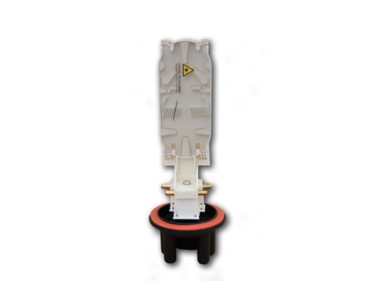 5 trays IP68 waterproof Fiber Optic Splice Closure with 4 small round ports