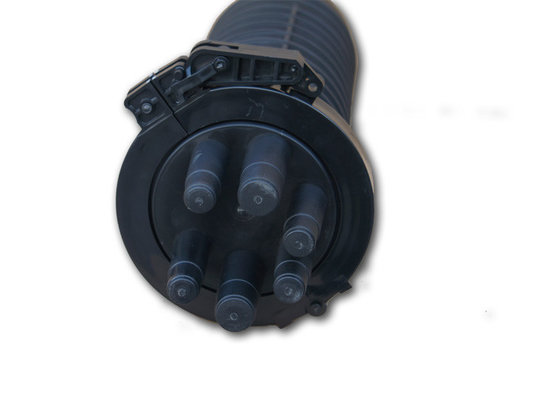 pole mounted Dome Fiber Optic Splice Closure 5 ports sealing for FTTH