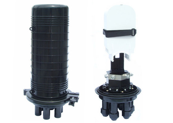 24 Core Fiber Optic Splice Closure , Vertical Optical Splice Closure