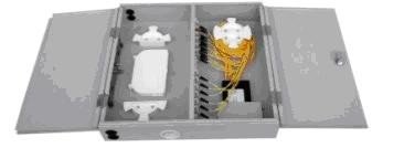 32 Port FTTH Fiber Distribution Box Electrostatic Spraying With Water Proof