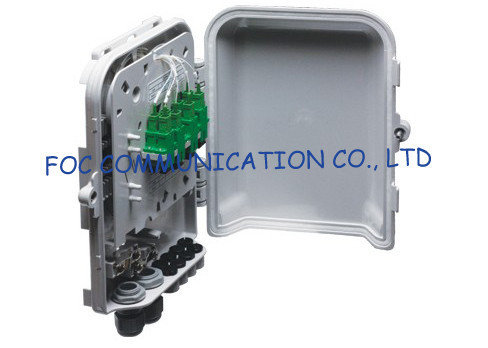 Splitters and Adapter Fiber Optic Patch Panel Distribution Box 8 Ports