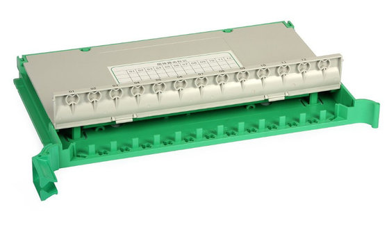 6U Fiber Optic ODF , ODF Optical Fiber Distribution Frame for FTTH