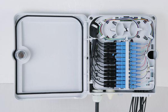 12 ports FTTH fiber terminal box/FTTH fiber distribution box,High quality ABS+PC,IP54